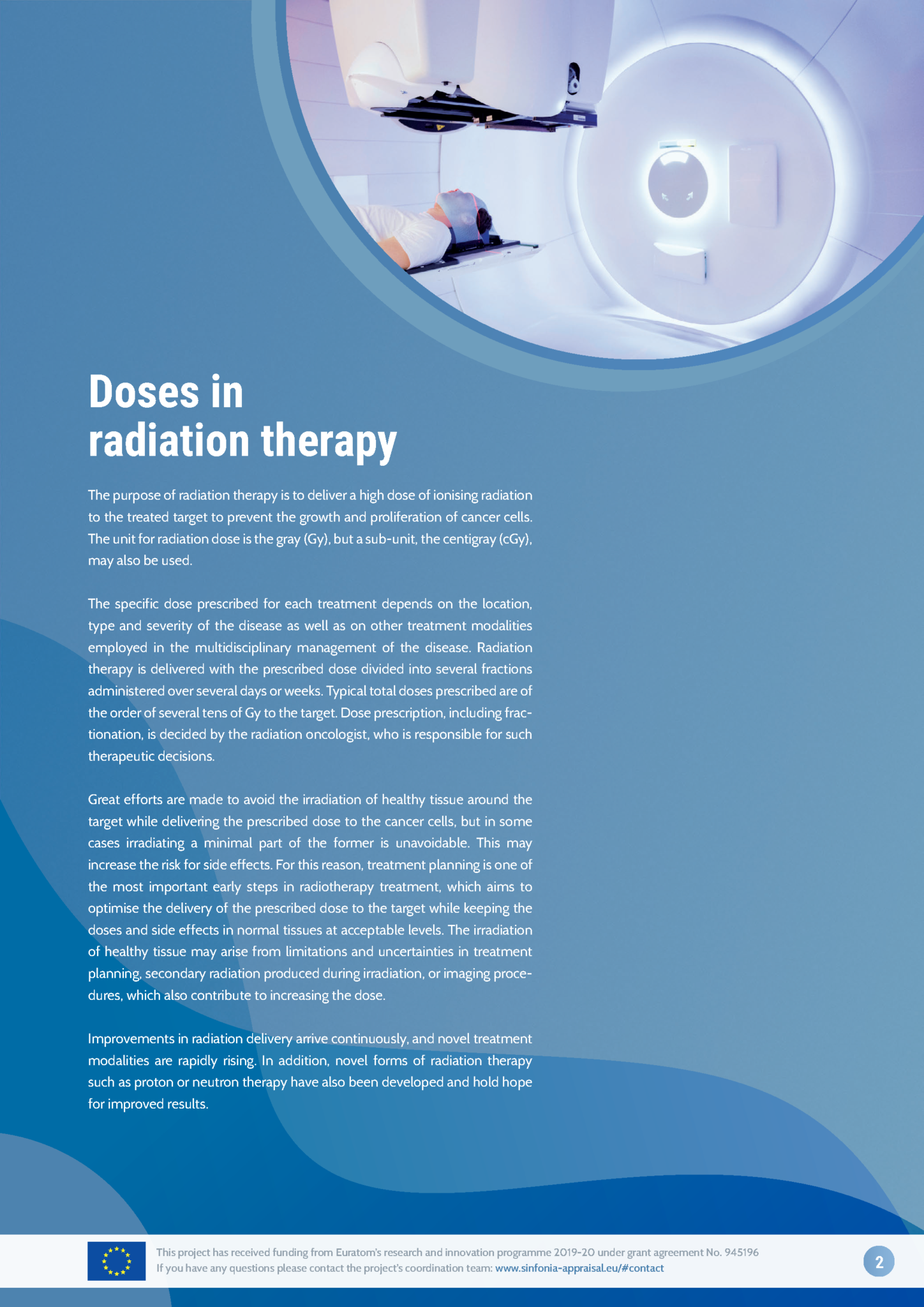 Factsheet on Radiation Therapy - Sinfonia